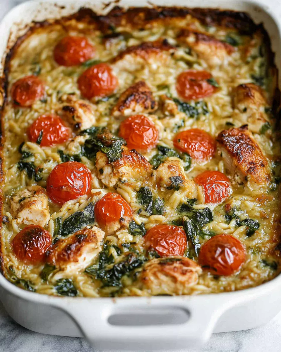 Tuscan Sunset Chicken Bake: A One-Pan Comfort Classic - Fitandhealthier