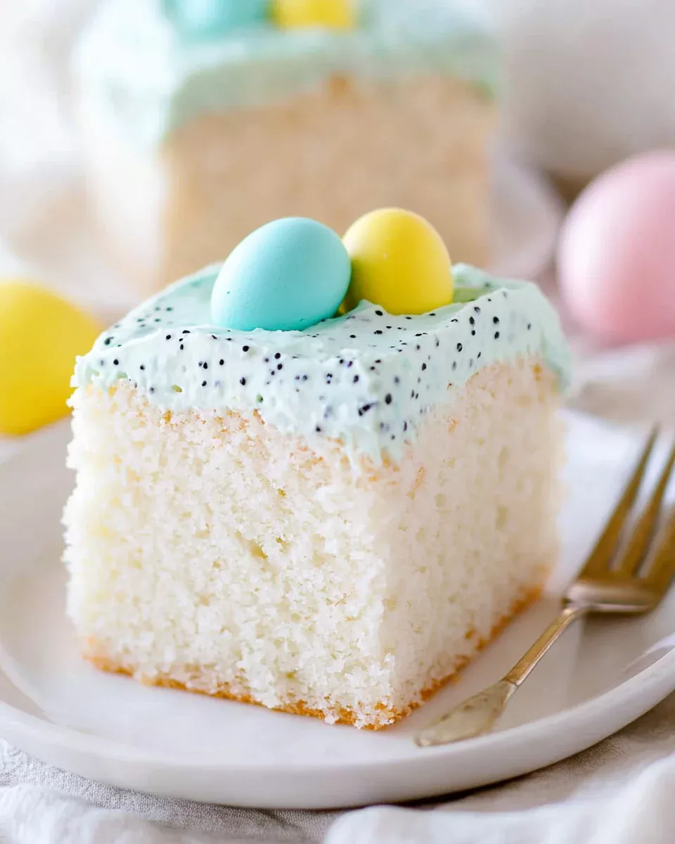 Easter Speckled Egg Snack Cake: A Delightful Springtime Treat - Fitandhealthier
