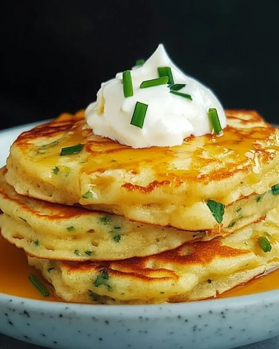 Cheesy Chive Pancakes: Discover a Delicious Twist! - Fitandhealthier
