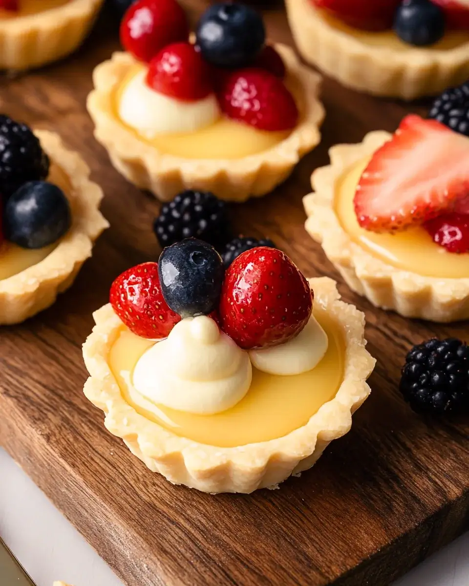 Mini Fruit Tarts: Delight in This Easy, Fresh Recipe! - Fitandhealthier