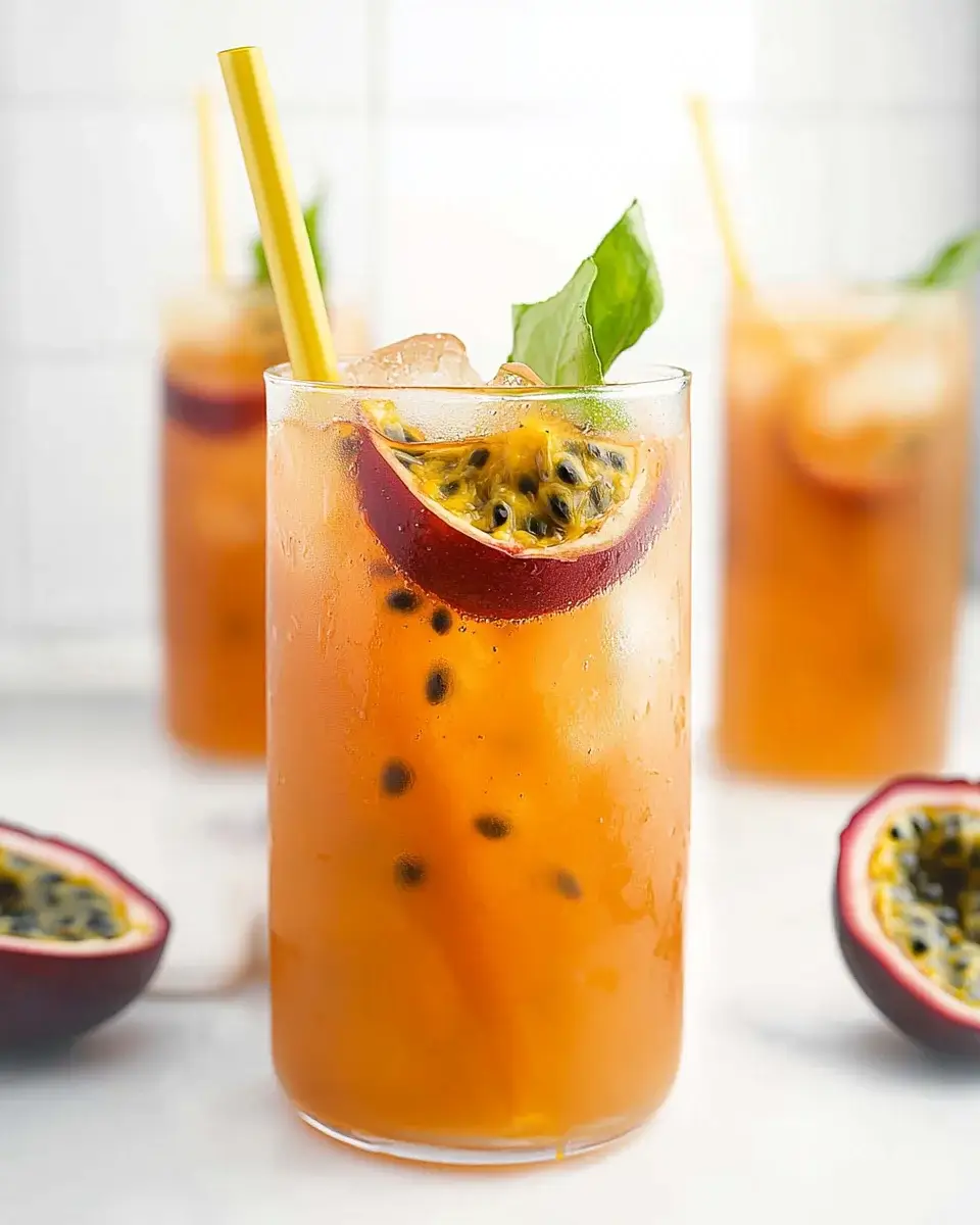 Passion Fruit Iced Tea: Discover This Refreshing Recipe! - Fitandhealthier