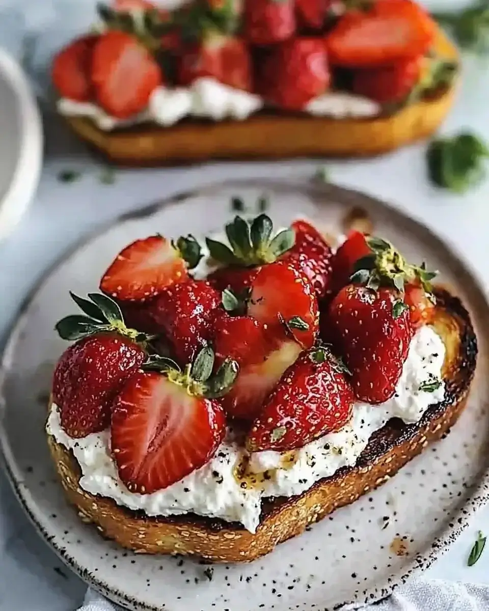 Roasted Strawberry Whipped Ricotta Toast: Your New Favorite Recipe ...