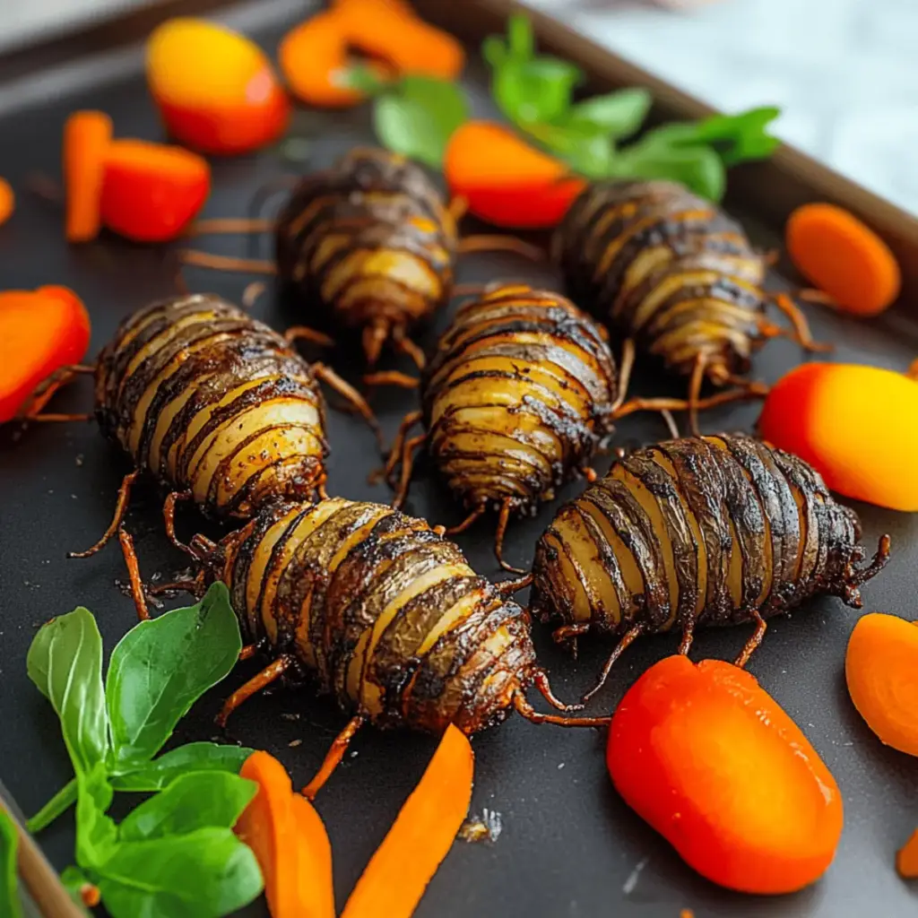 Irresistible Hasselback Potato Bugs: A Delicious Halloween Snack