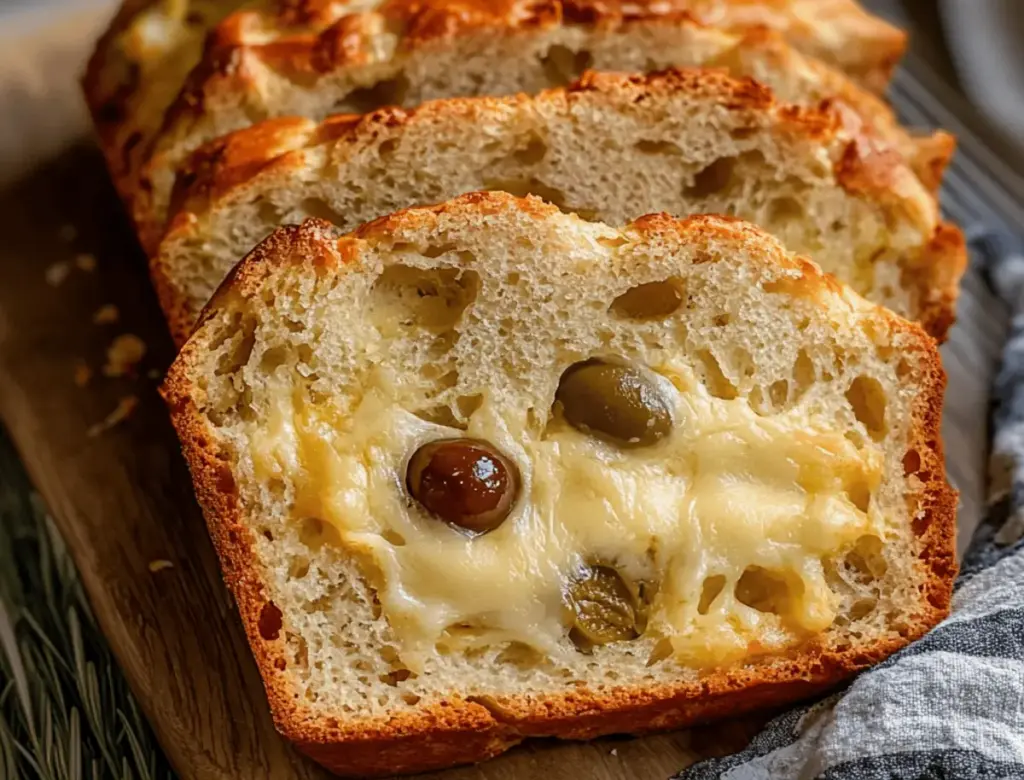 Irresistible Cheese & Olive Quick Bread: Perfect for Brunch