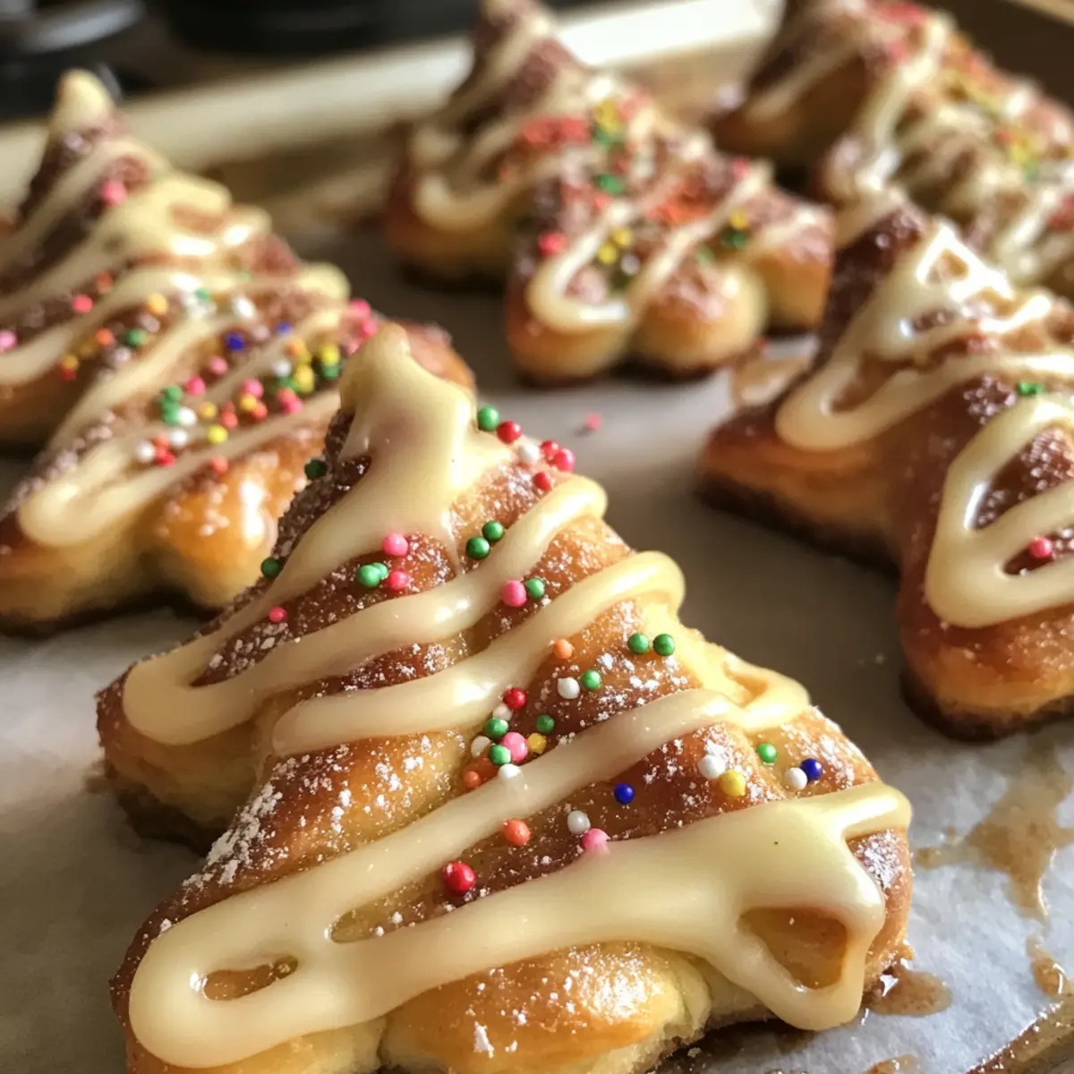 Irresistible Gluten-Free Mochi Christmas Tree Cinnamon Rolls