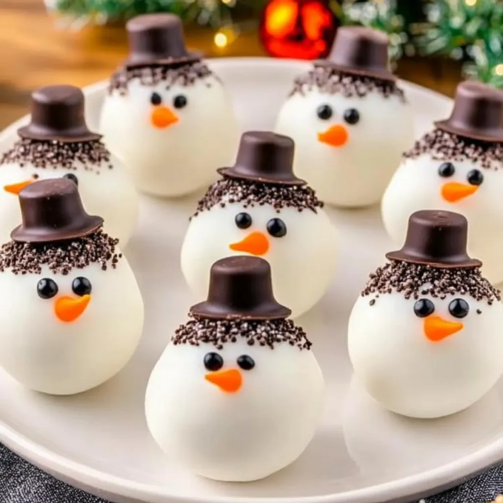 Snowman Oreo Balls: Irresistible No-Bake Holiday Treats