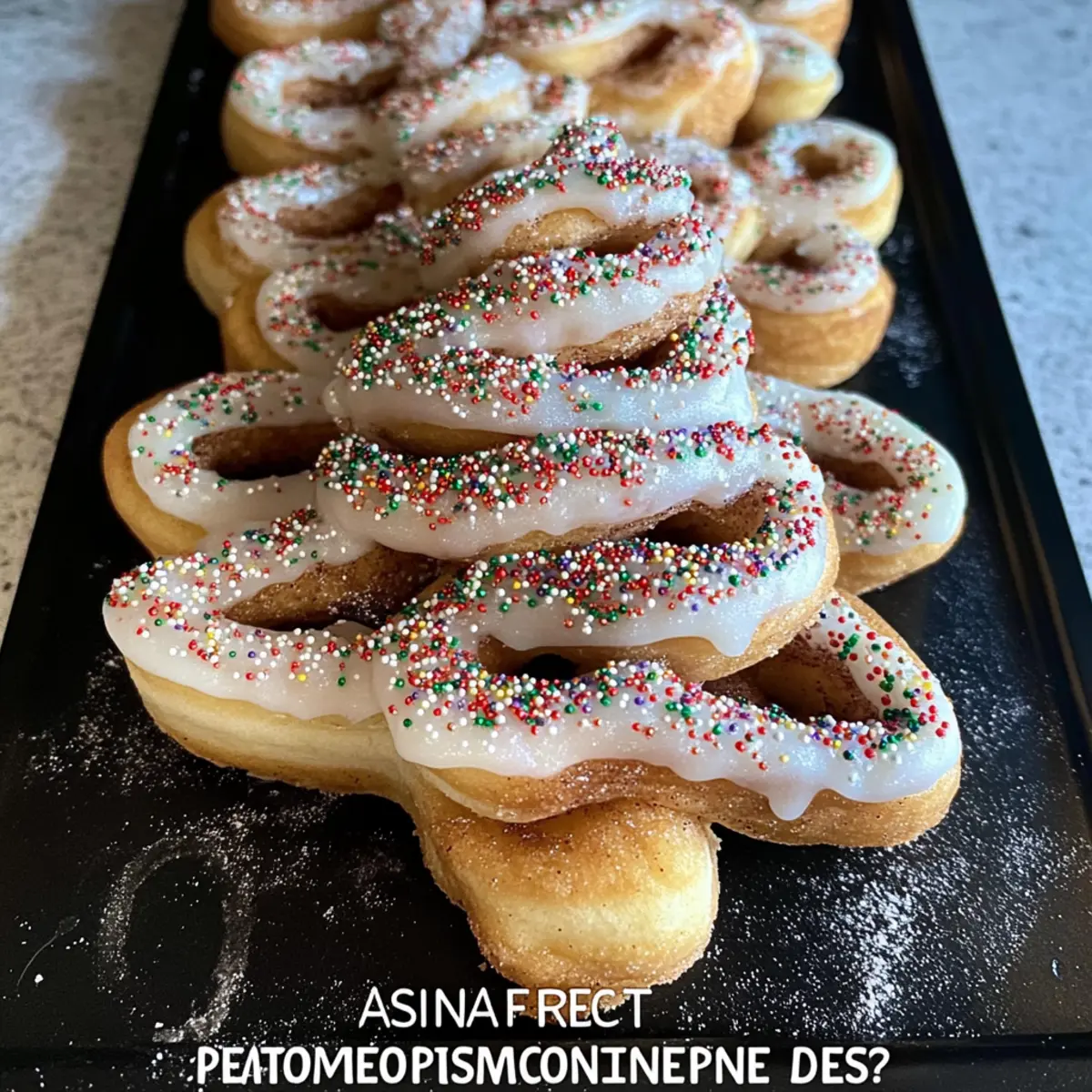 Irresistible Gluten-Free Mochi Christmas Tree Cinnamon Rolls