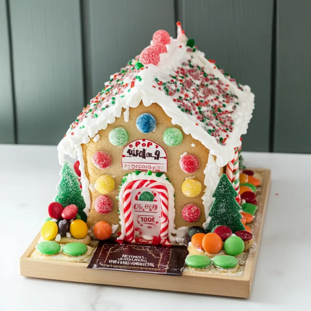 Easy Pop Tart Gingerbread House - A Delicious Holiday Treat