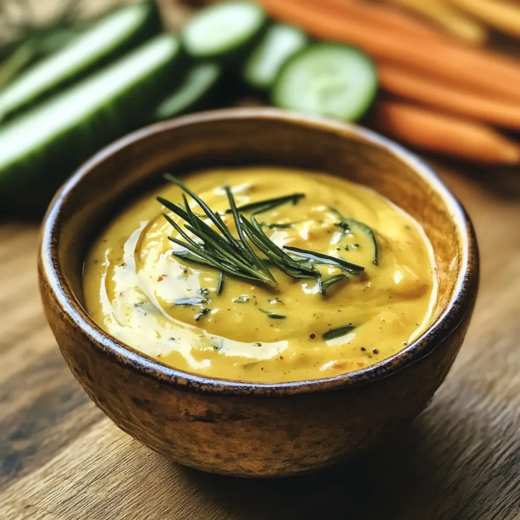 Irresistible Creamy Lemon Tarragon Dipping Sauce Recipe