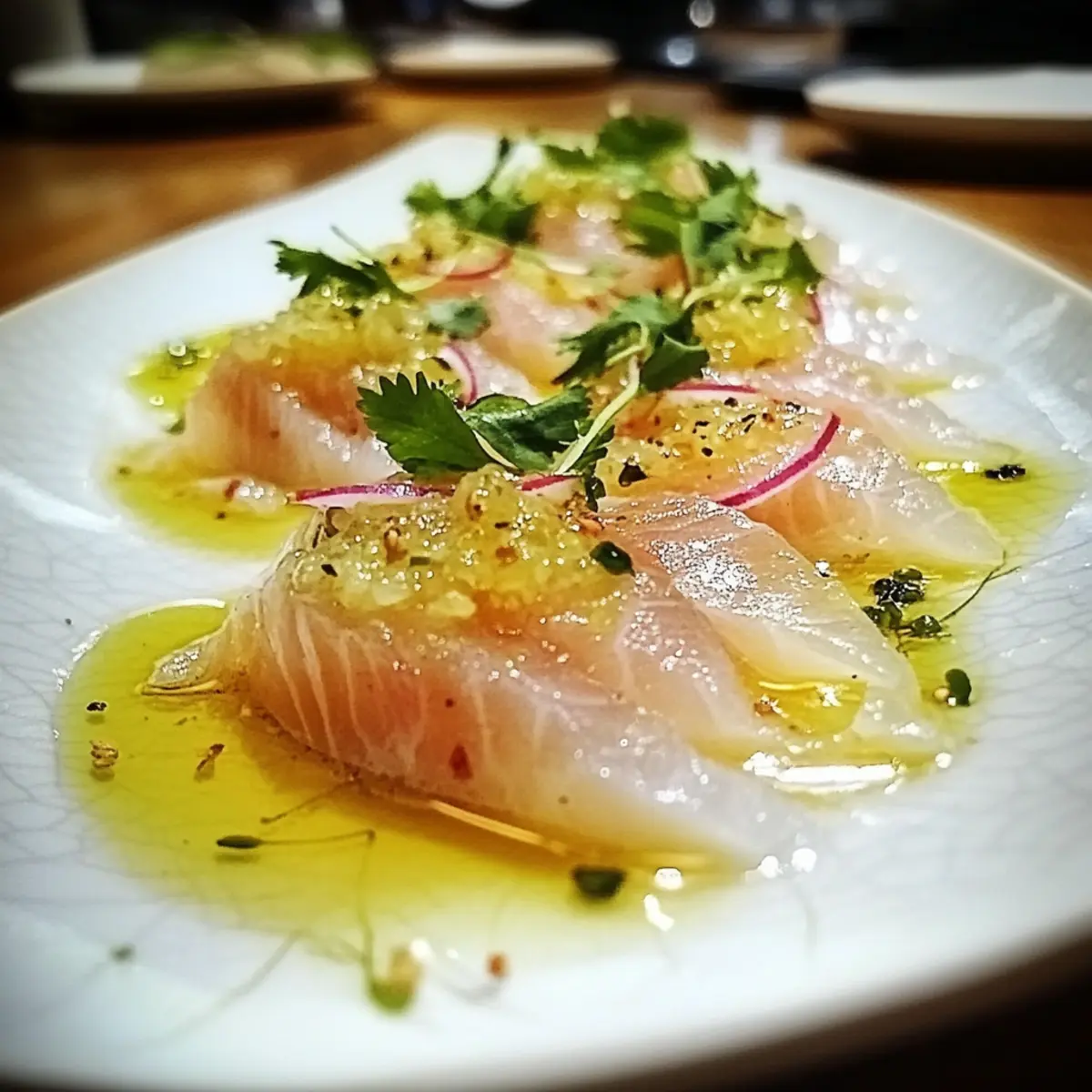Irresistible Hamachi Crudo with Zesty Yuzu Ponzu Sauce