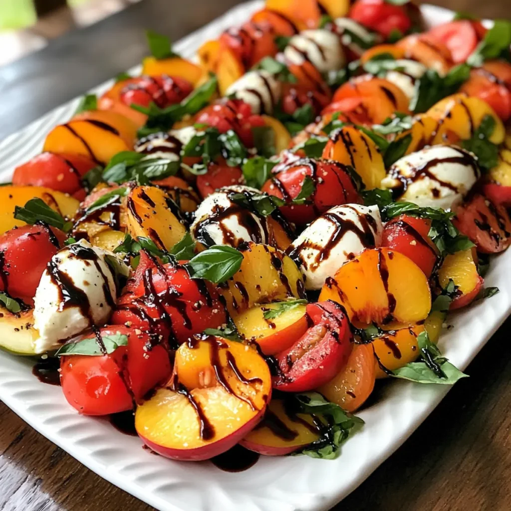 Delicious Summer Fruit Caprese Salad for Ultimate Freshness