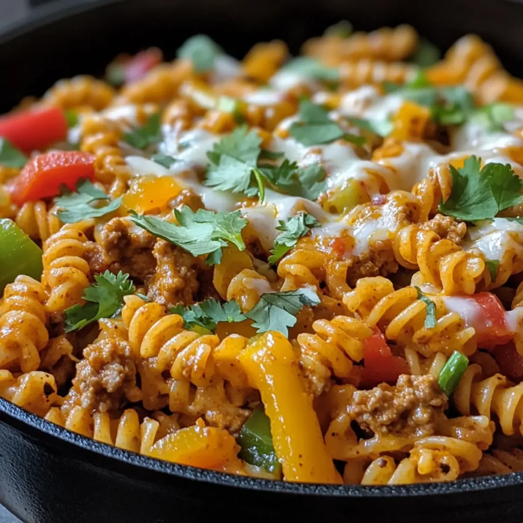 One Pot Ground Chicken Fajita Pasta: Ultimate Comfort in 30 Minutes