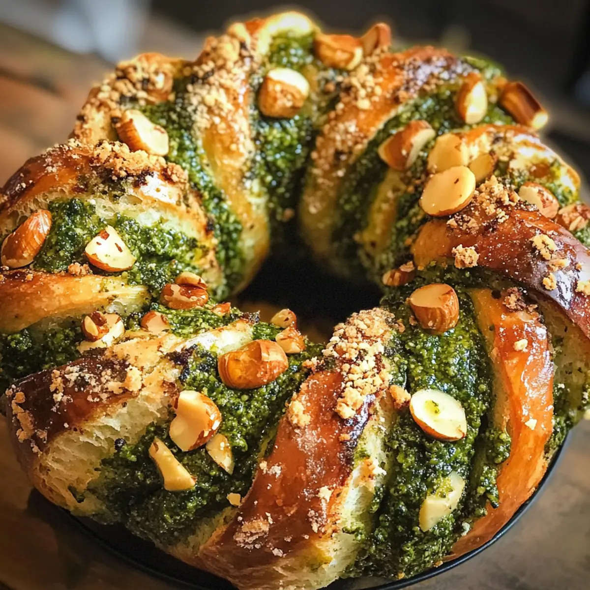 Easy Vegan Pesto Bread Wreath: A Delicious Celebration Delight