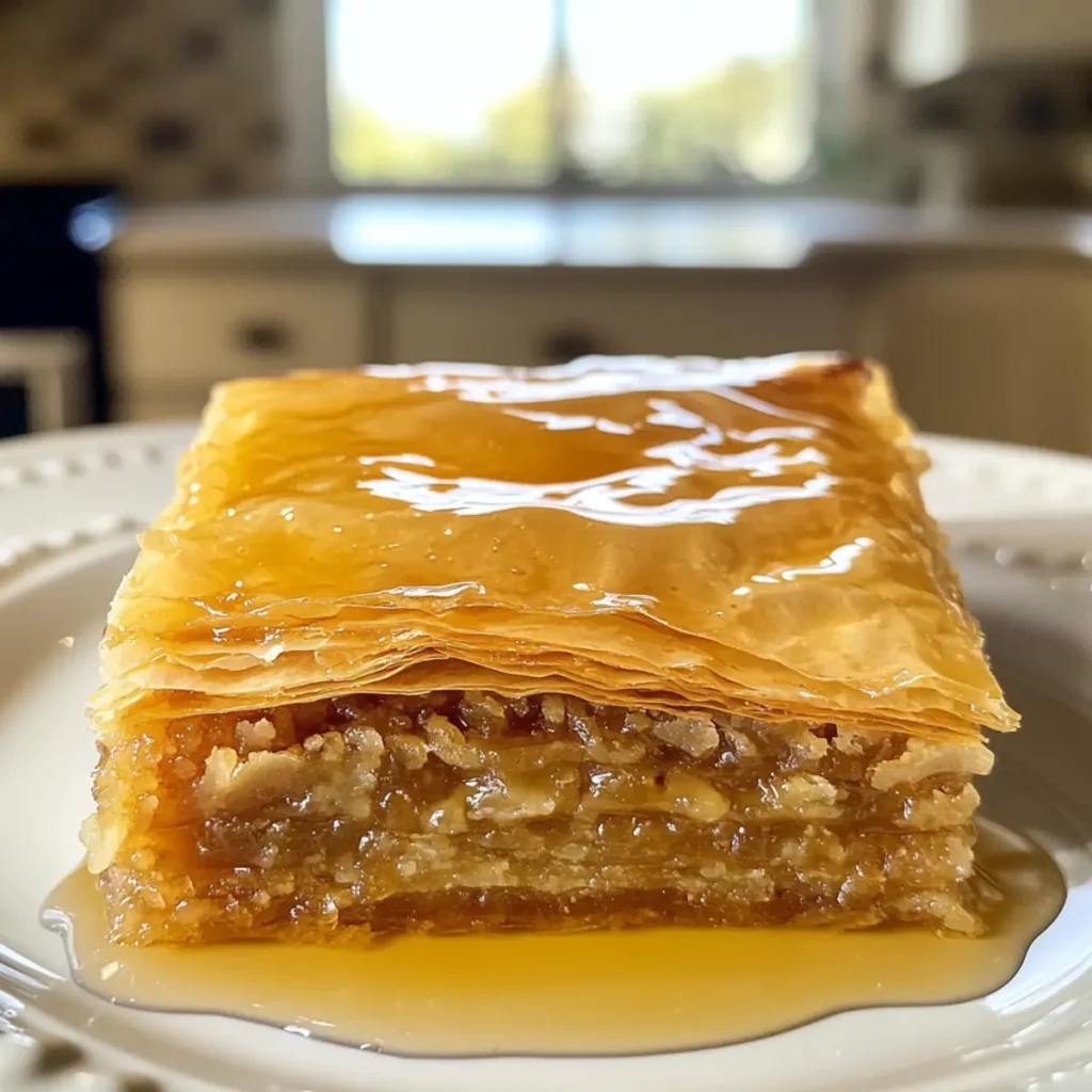 Sponge Cake Baklava: A Deliciously Easy Greek Dessert