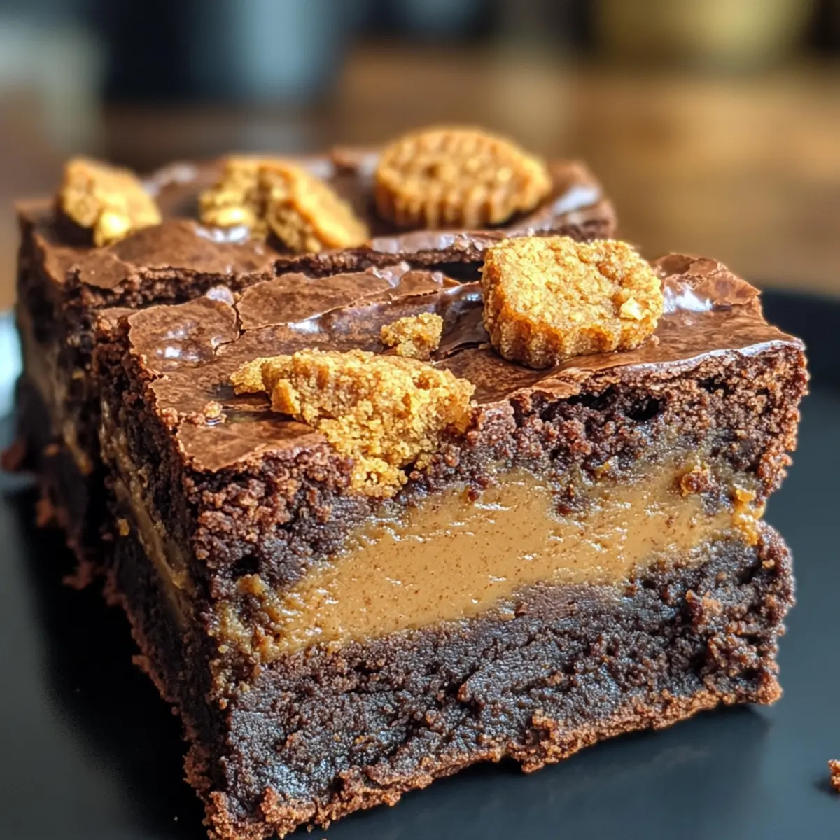 Gooey Biscoff Brownies: Indulgent Fudgy Bliss Awaits - Fitandhealthier