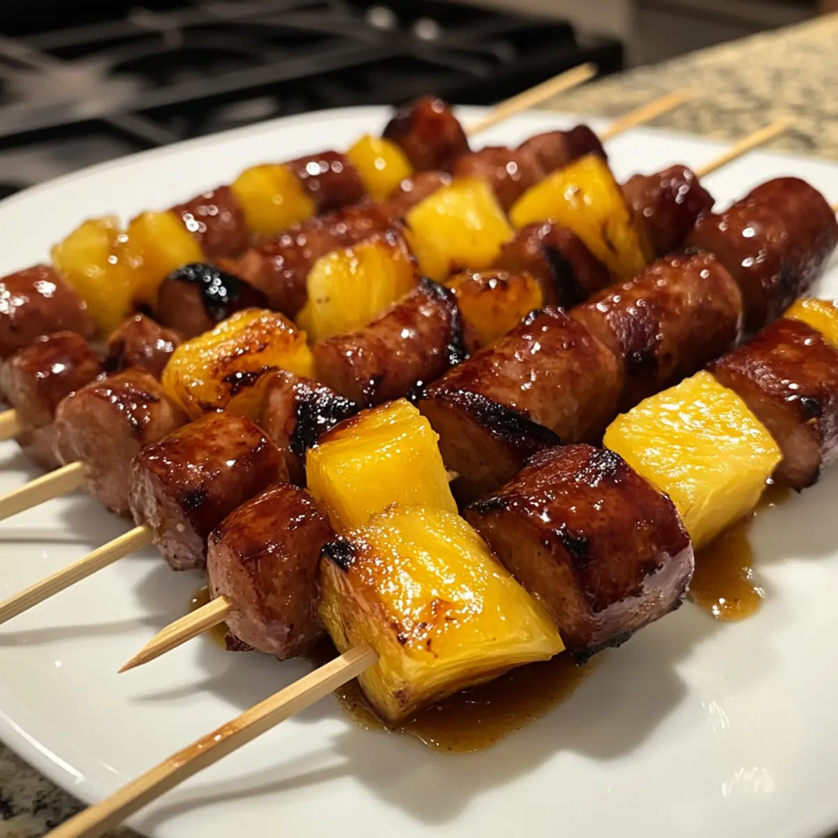 Ultimate Pineapple Brown Sugar Smokies Skewers: Irresistibly Delicious