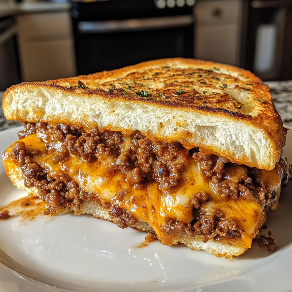 Ultimate Cheesy Garlic Bread Sloppy Joes: A Delicious Twist